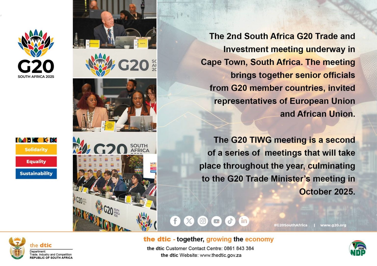 G20 – South Africa 2025 – The Department of Trade Industry and Competition